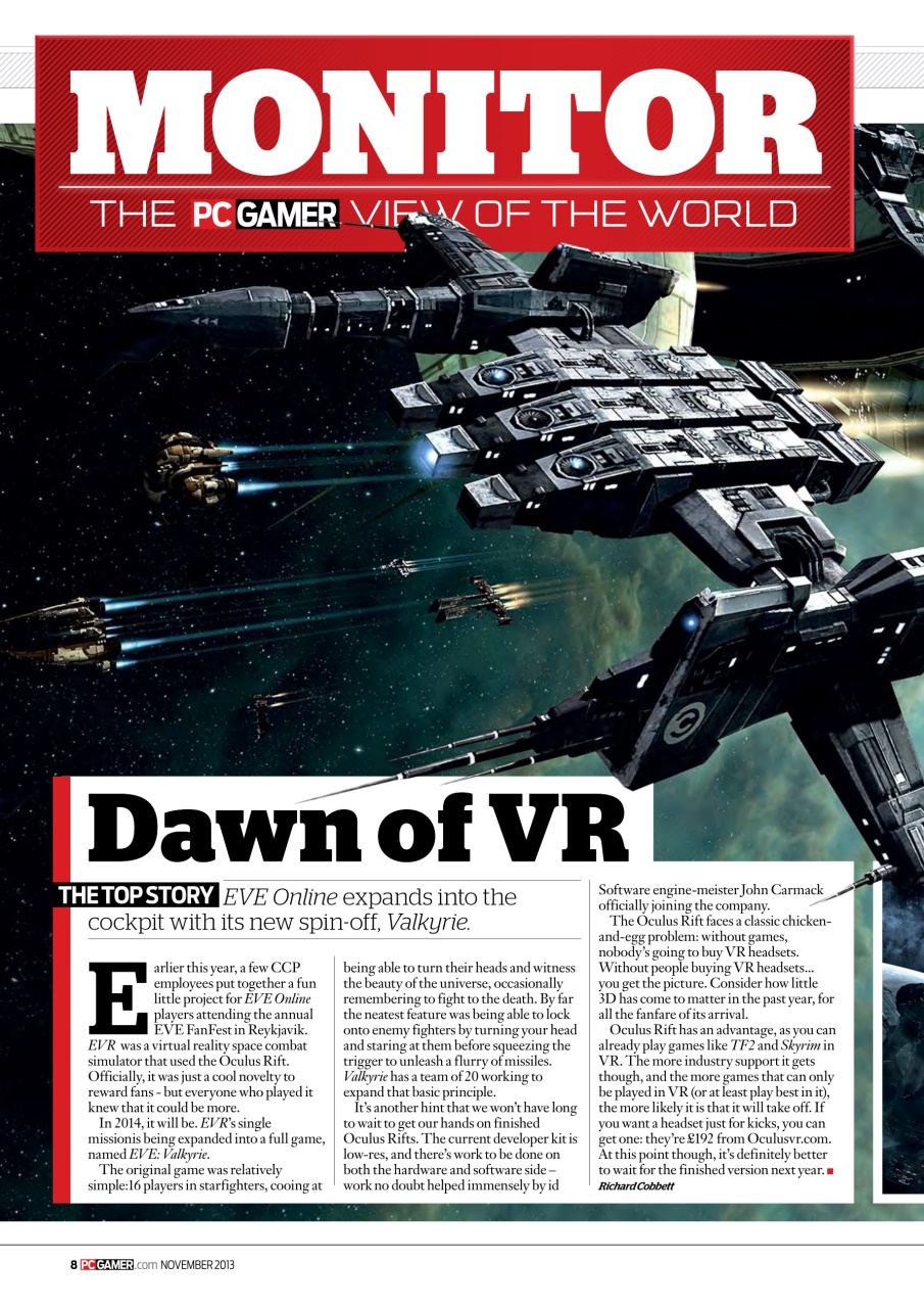 PC Gamer (UK Edition) Magazine - November 2013 Back Issue