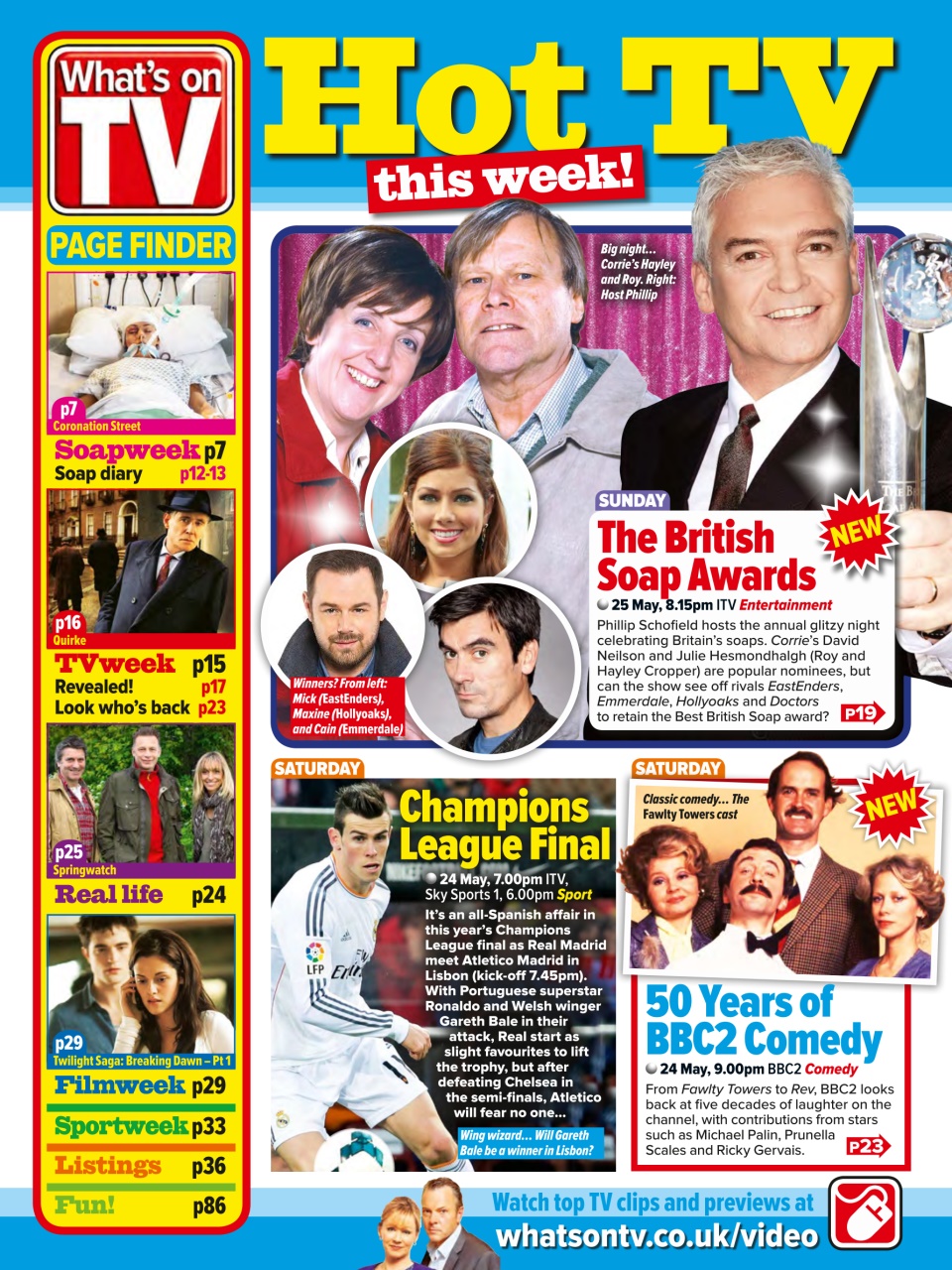 What's on TV Magazine - 24th May 2014 Back Issue