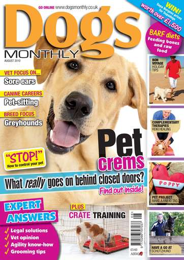 Dogs Monthly Magazine - August 2010 Back Issue