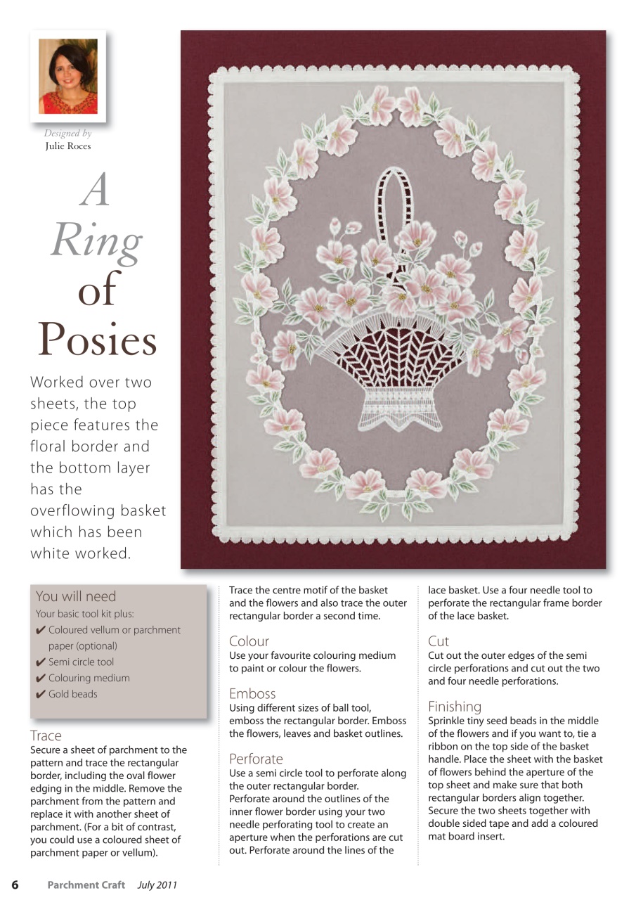 Parchment Craft Magazine - July 2011 Back Issue