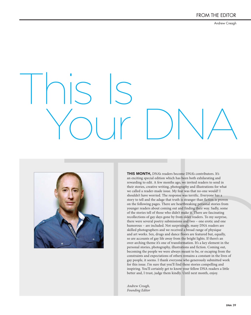 DNA Magazine - #174 - Reader Made Back Issue