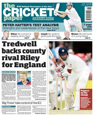 The Cricket Paper Magazine - 27th June 2014 Back Issue