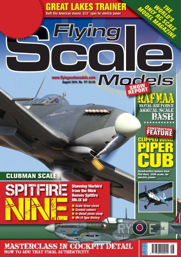 Flying Scale Models Magazine - Aug-14 Back Issue
