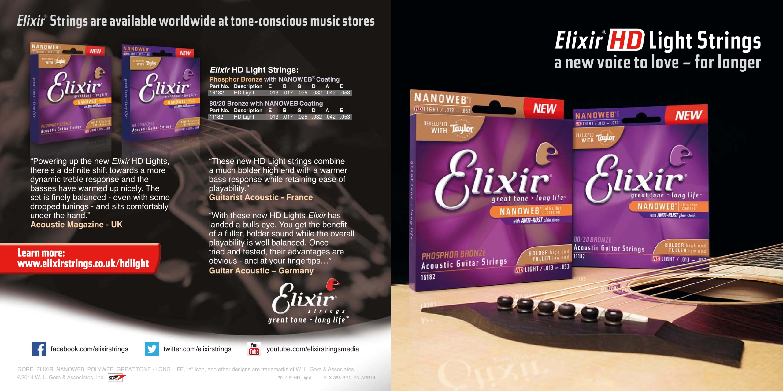 Acoustic Magazine - ELIXIR HD LIGHTS Back Issue