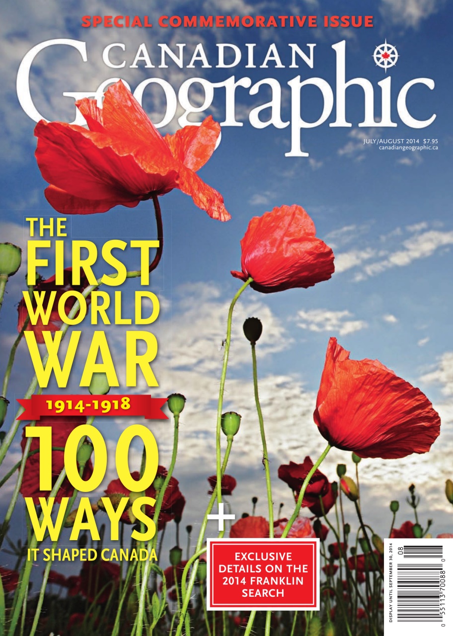 Canadian Geographic Magazine - July/August 2014 Back Issue