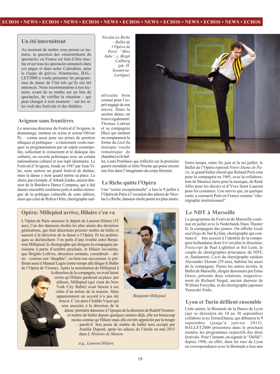 BALLET2000 Édition France Magazine - BALLET2000 n°247 Back Issue