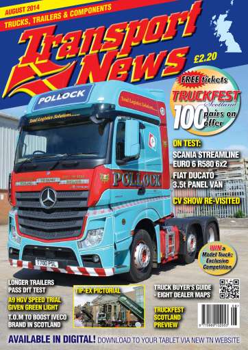 Transport News Magazine - August 2014 Vorige editie