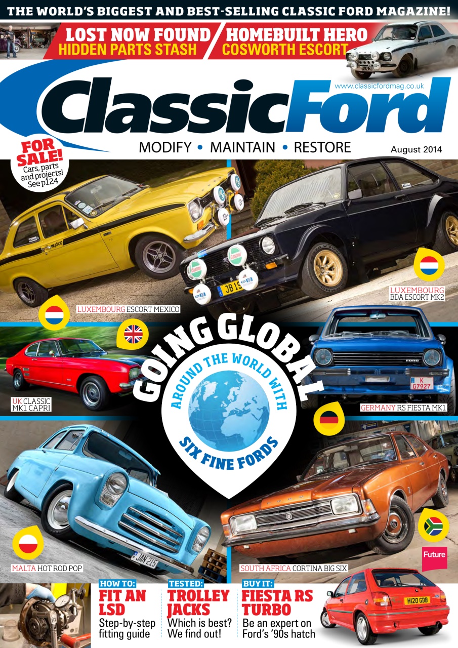 Classic Ford Magazine - August 2014 Subscriptions | Pocketmags