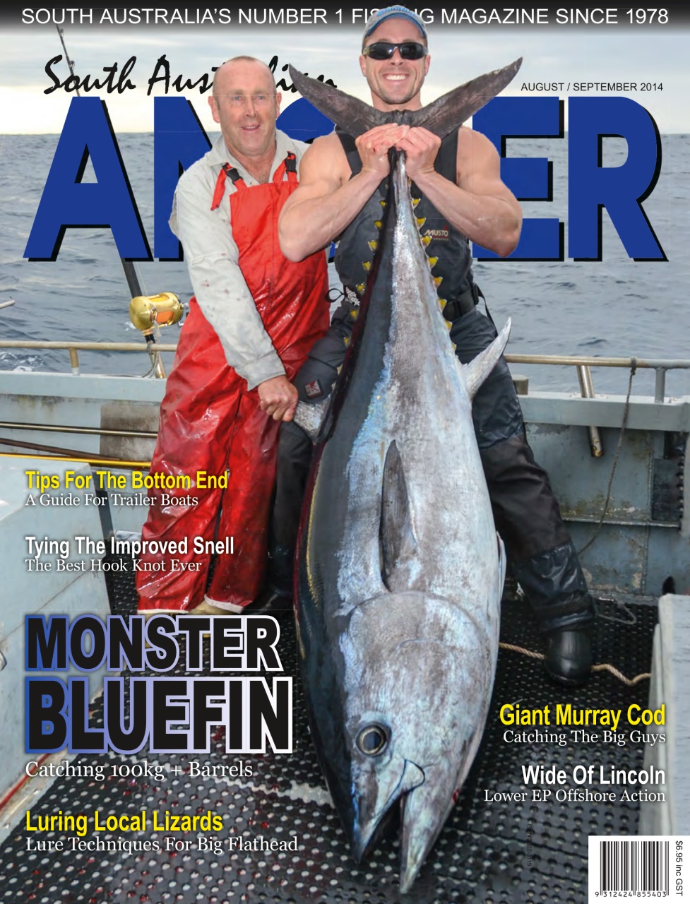 South Australian Angler Magazine - SA Angler AugSep 2014 Back Issue