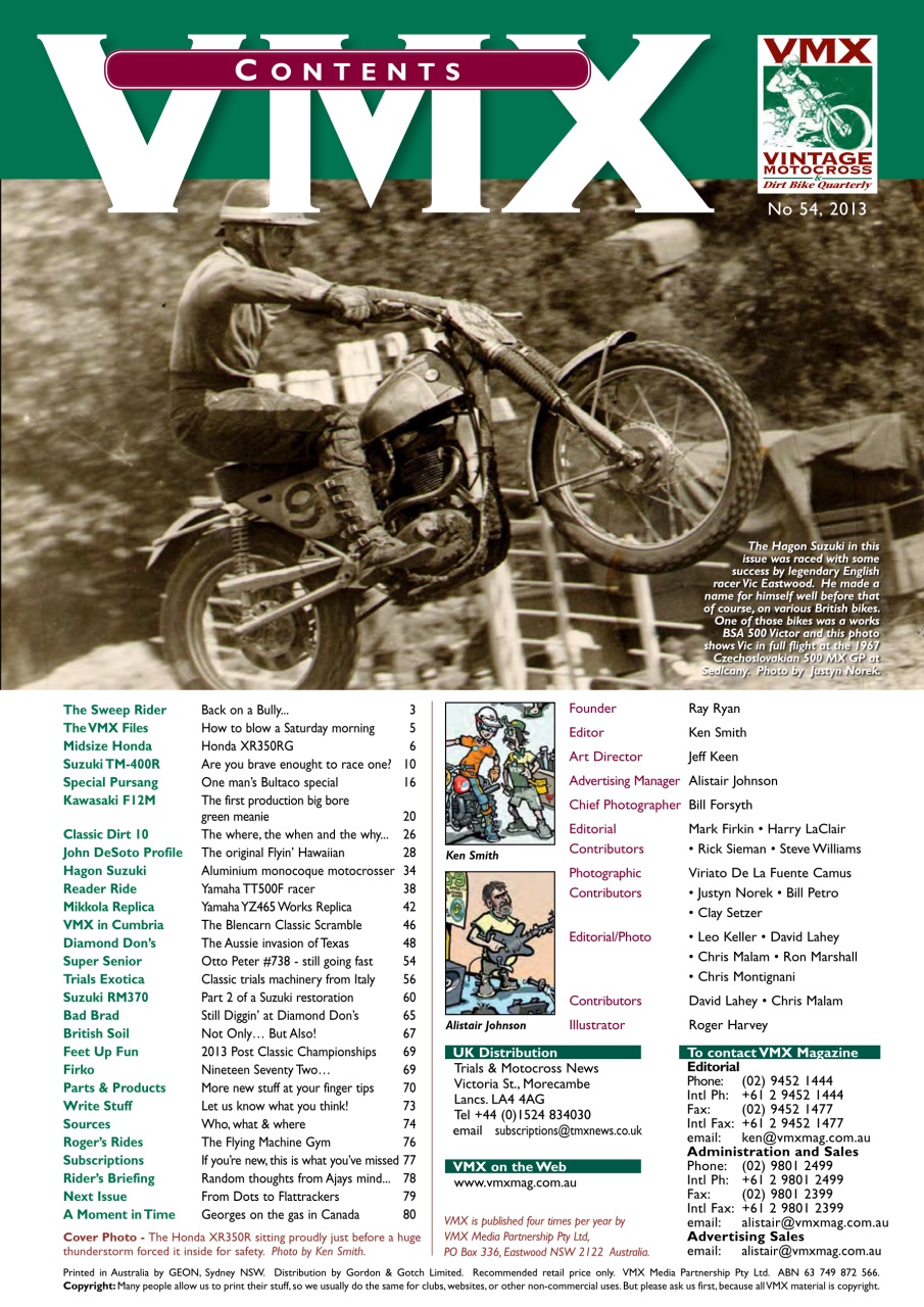 VMX Magazine - VMX Issue 54 Back Issue