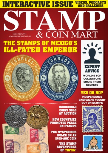 Stamp Collector Magazine - September 2014 Back Issue