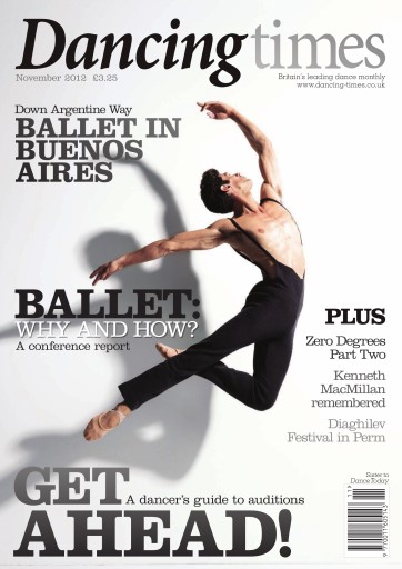 Dancing Times Magazine - November 2012 Back Issue