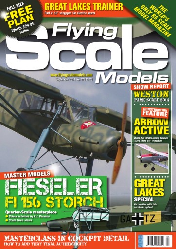 Flying Scale Models Magazine - Sep-14 Back Issue