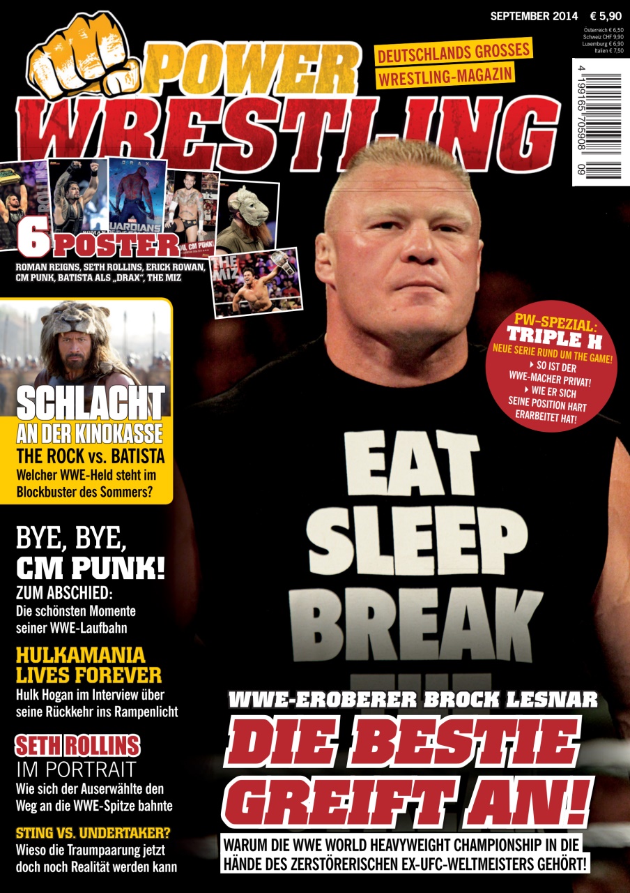 Power-Wrestling Magazine - September 2014 Back Issue