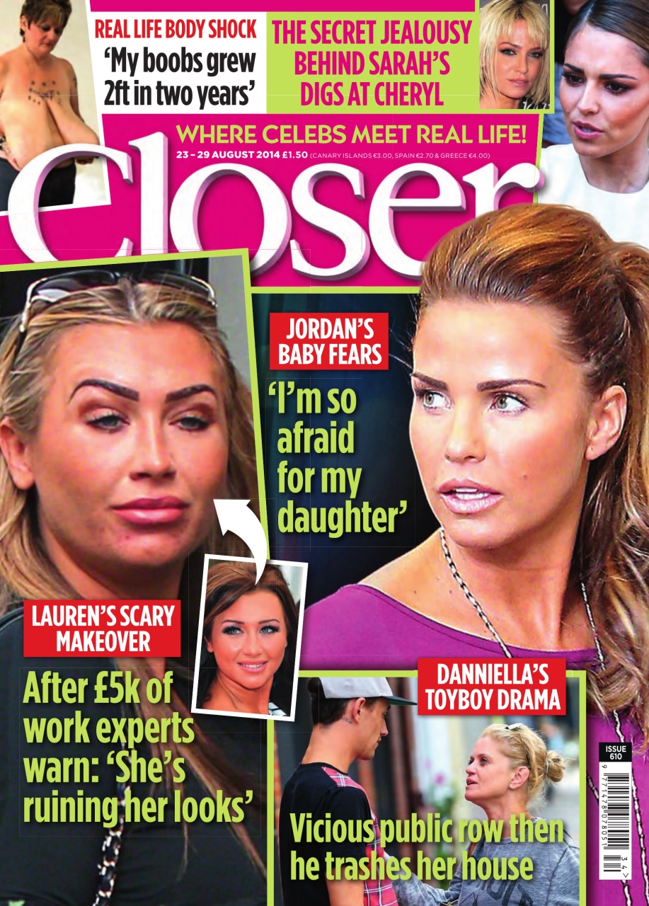 Closer Magazine - 23rd August 2014 Back Issue