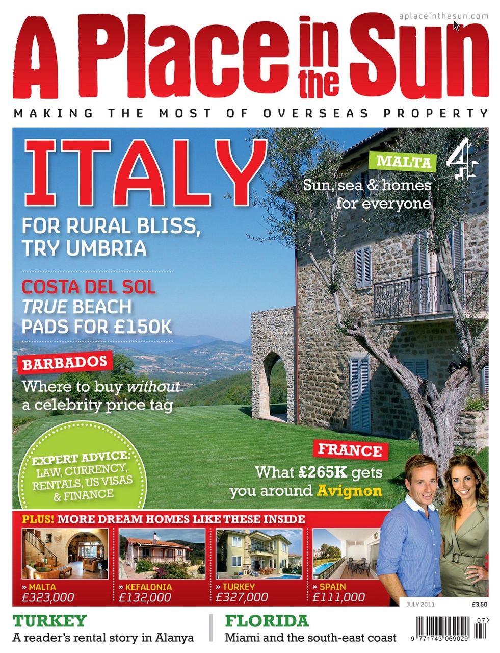 A Place in the Sun Magazine - A Place in the Sun July 2011 Back Issue