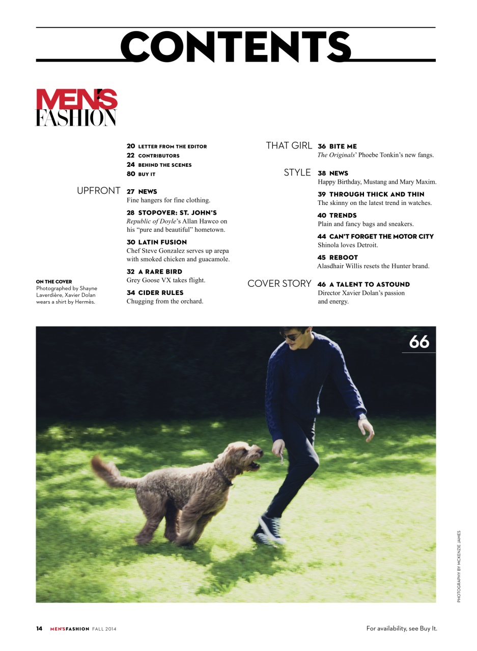 Fashion Magazine - MEN'S FALL 2014 Special Issue