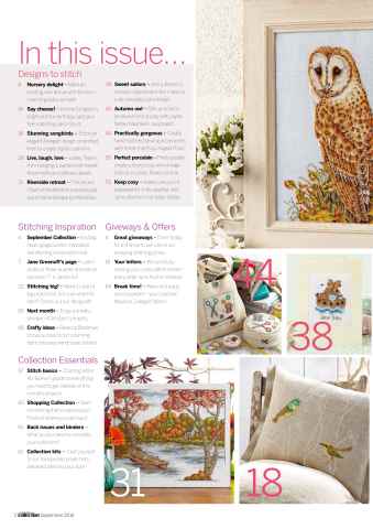 Cross Stitch Collection Magazine - September 2014 Back Issue