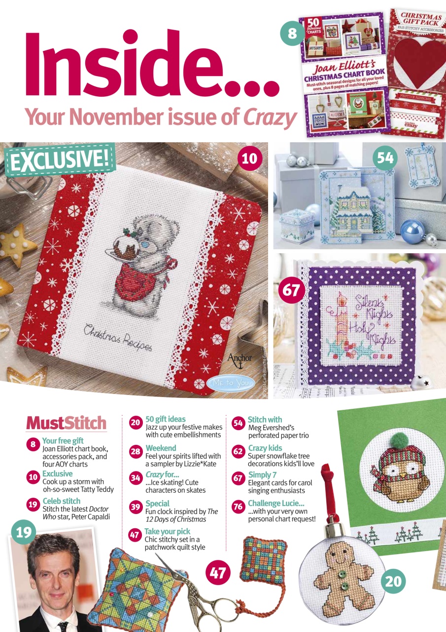 Cross Stitch Crazy Magazine - November 2014 Back Issue