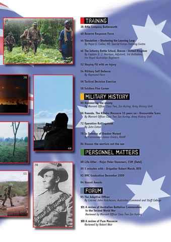 Australian Infantry Magazine - April 2010-October 2010 Back Issue
