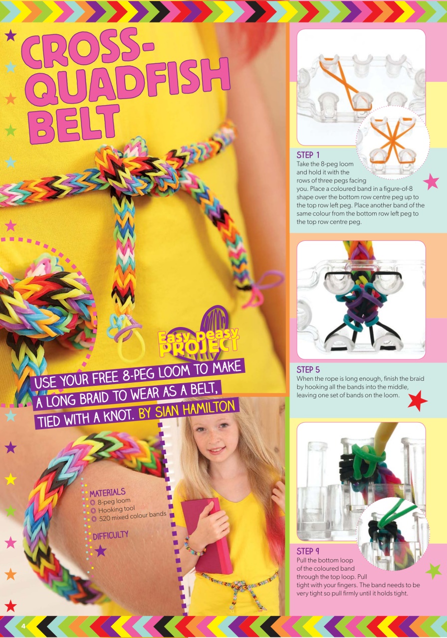 Loom Bandz Factory Magazine - Mega Loom Bandz Factory Back Issue
