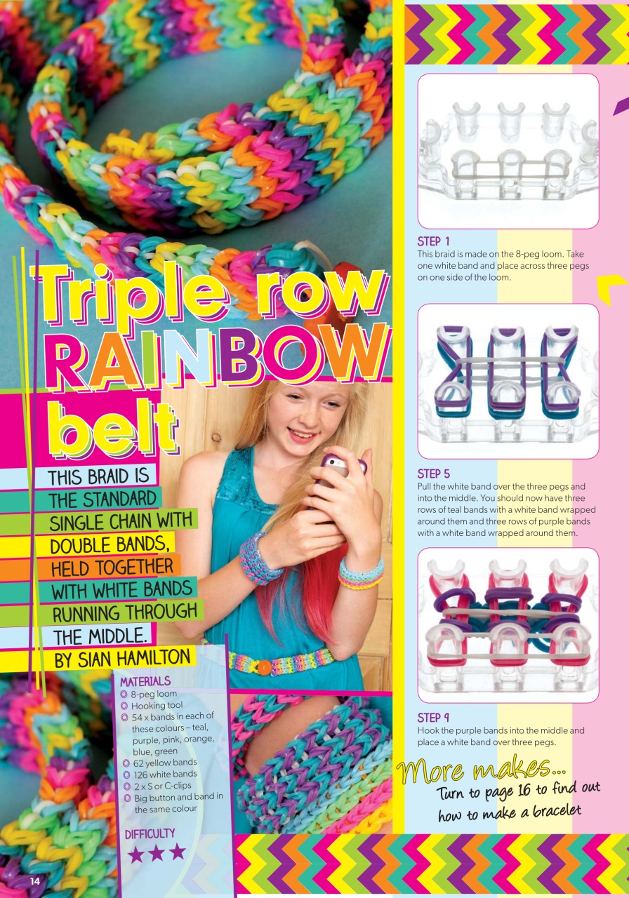 Loom Bandz Factory Magazine - Mega Loom Bandz Factory Back Issue