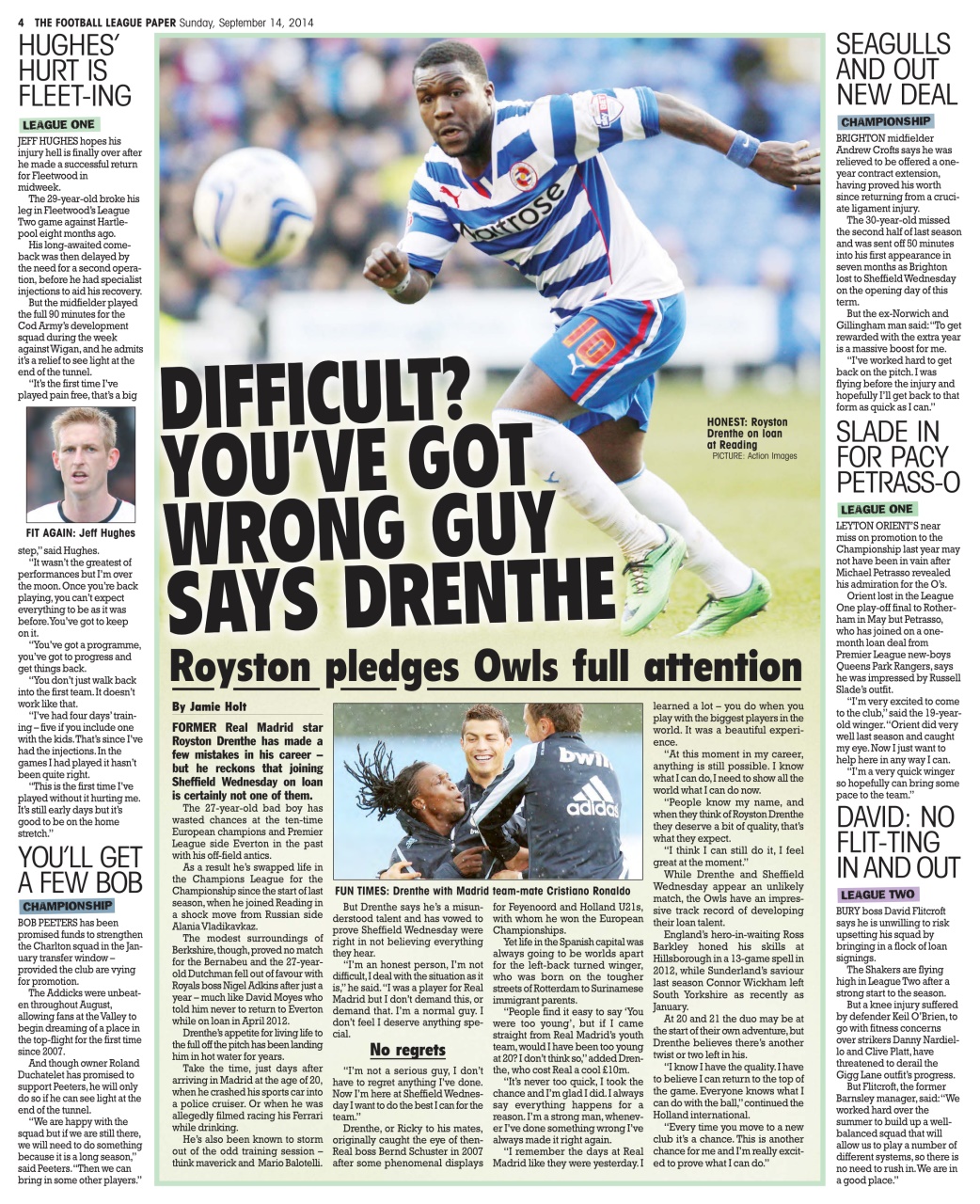 The Football League Paper Magazine - 21st September 2014 Back Issue