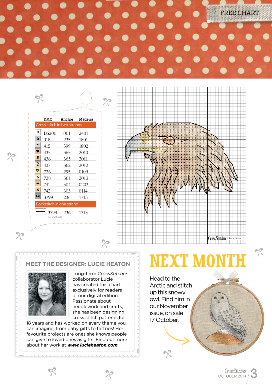 CrossStitcher Magazine - October 2014 Back Issue