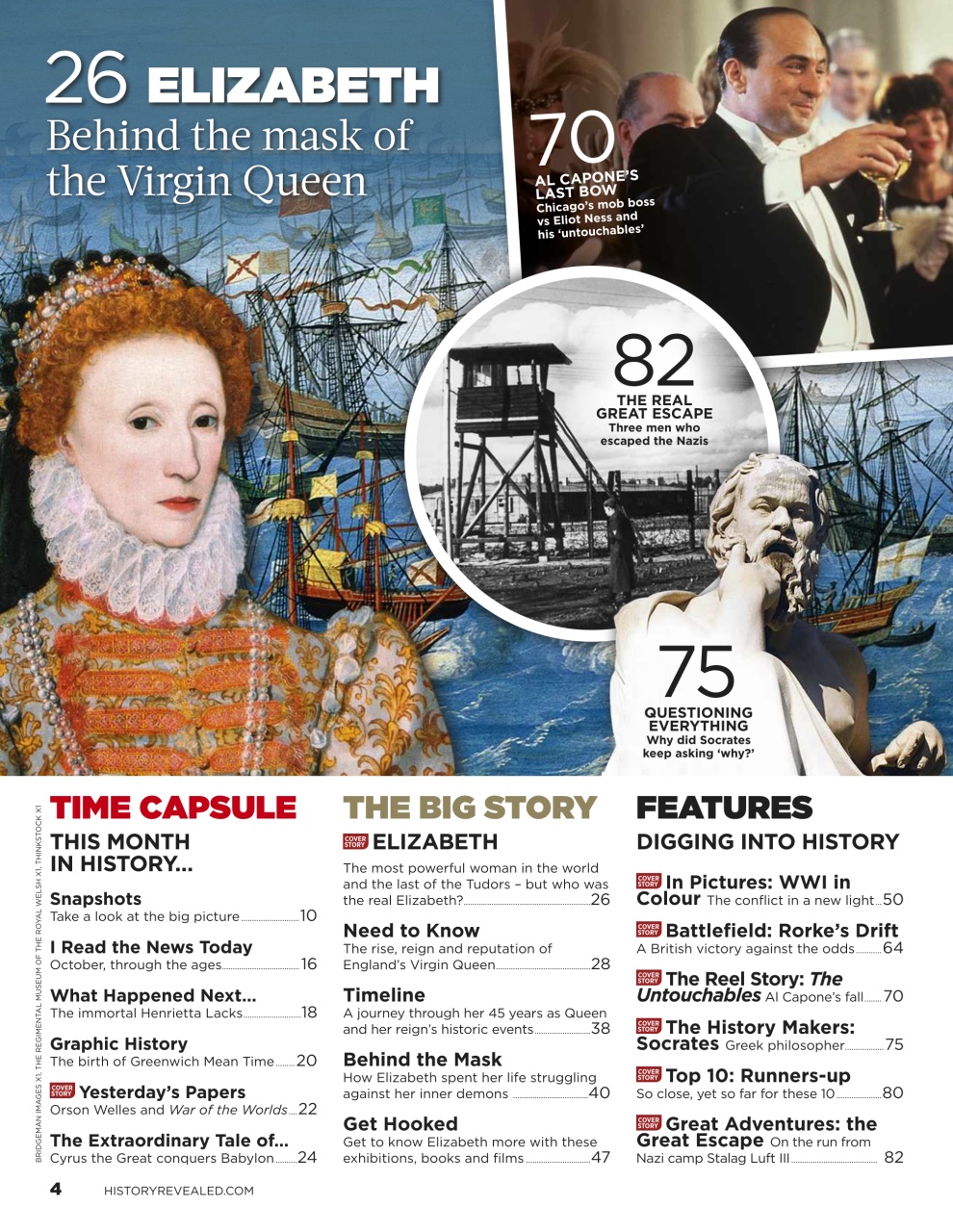 BBC History Revealed Magazine - October 2014 Back Issue