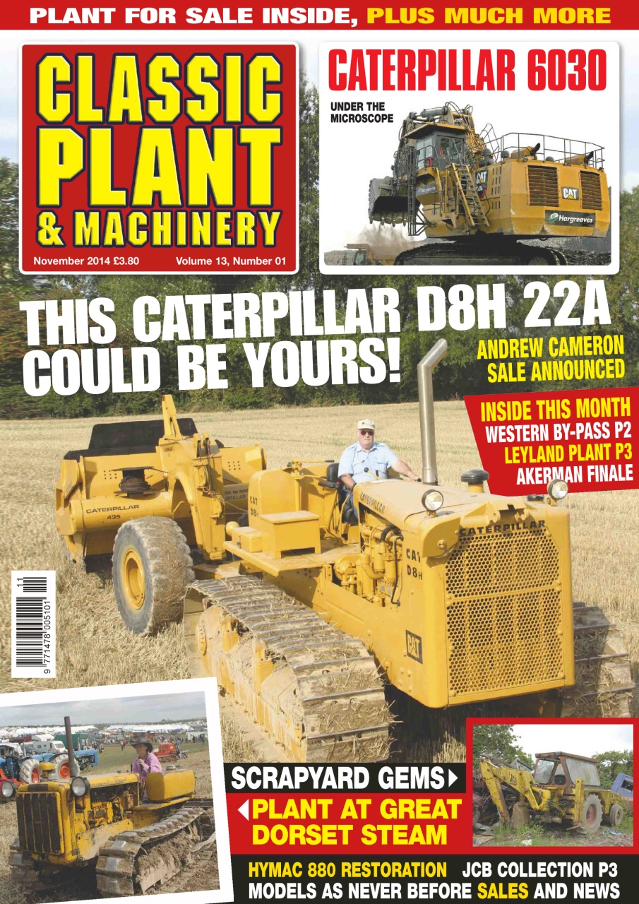 Classic Plant & Machinery Magazine - Vol.13 No.2 This Caterpillar D8H ...