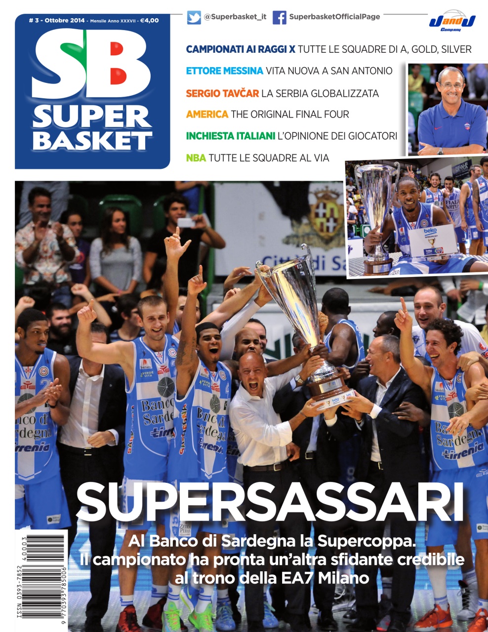 Superbasket Magazine - Numero 3 - Ottobre 2014 Back Issue