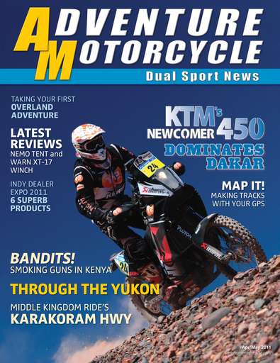 Adventure Motorcycle Magazine - April 2011 Back Issue