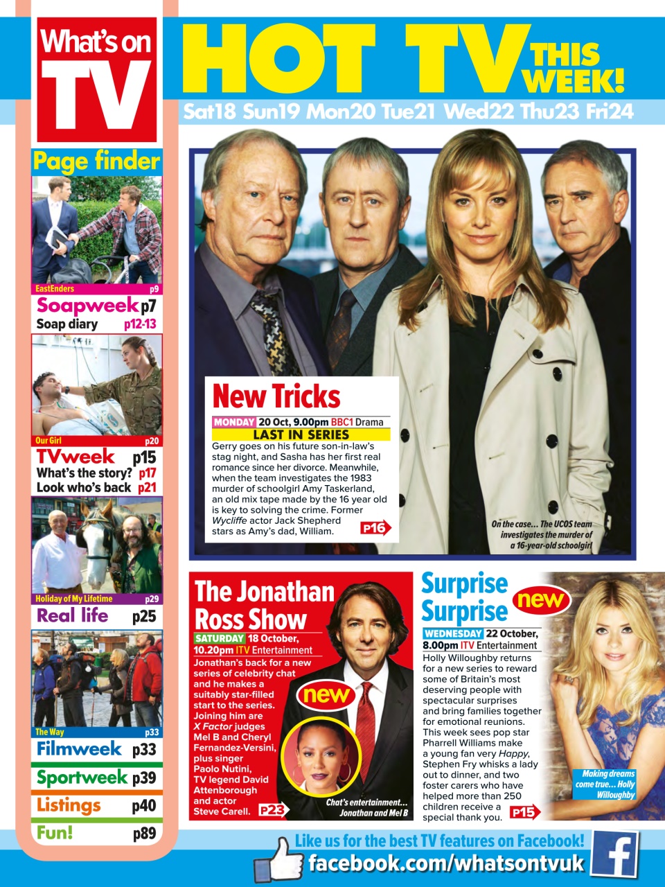 What's on TV Magazine - 18th October 2014 Back Issue