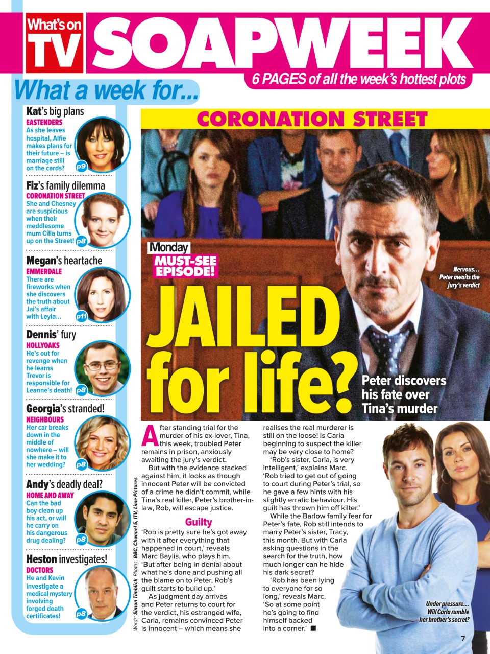What's on TV Magazine - 18th October 2014 Back Issue