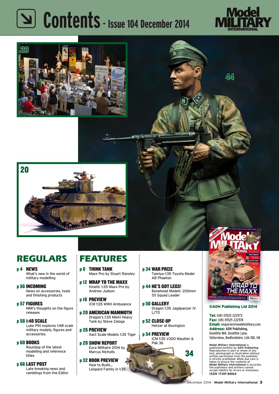 Model Military International Magazine - 104 Back Issue