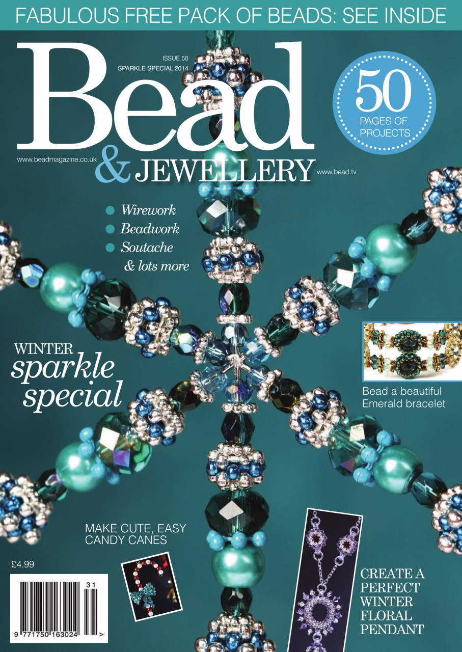 Bead & Jewellery Magazine - WINTER SPARKLE SPECIAL Back Issue