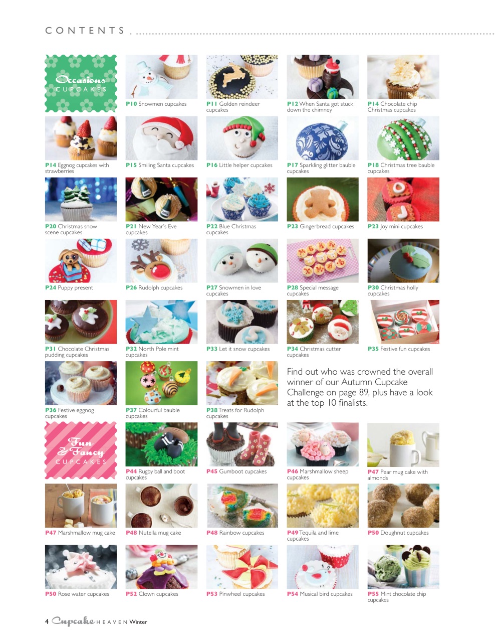 Cupcake Heaven Magazine - Cupcake Heaven Winter 2014 Back Issue