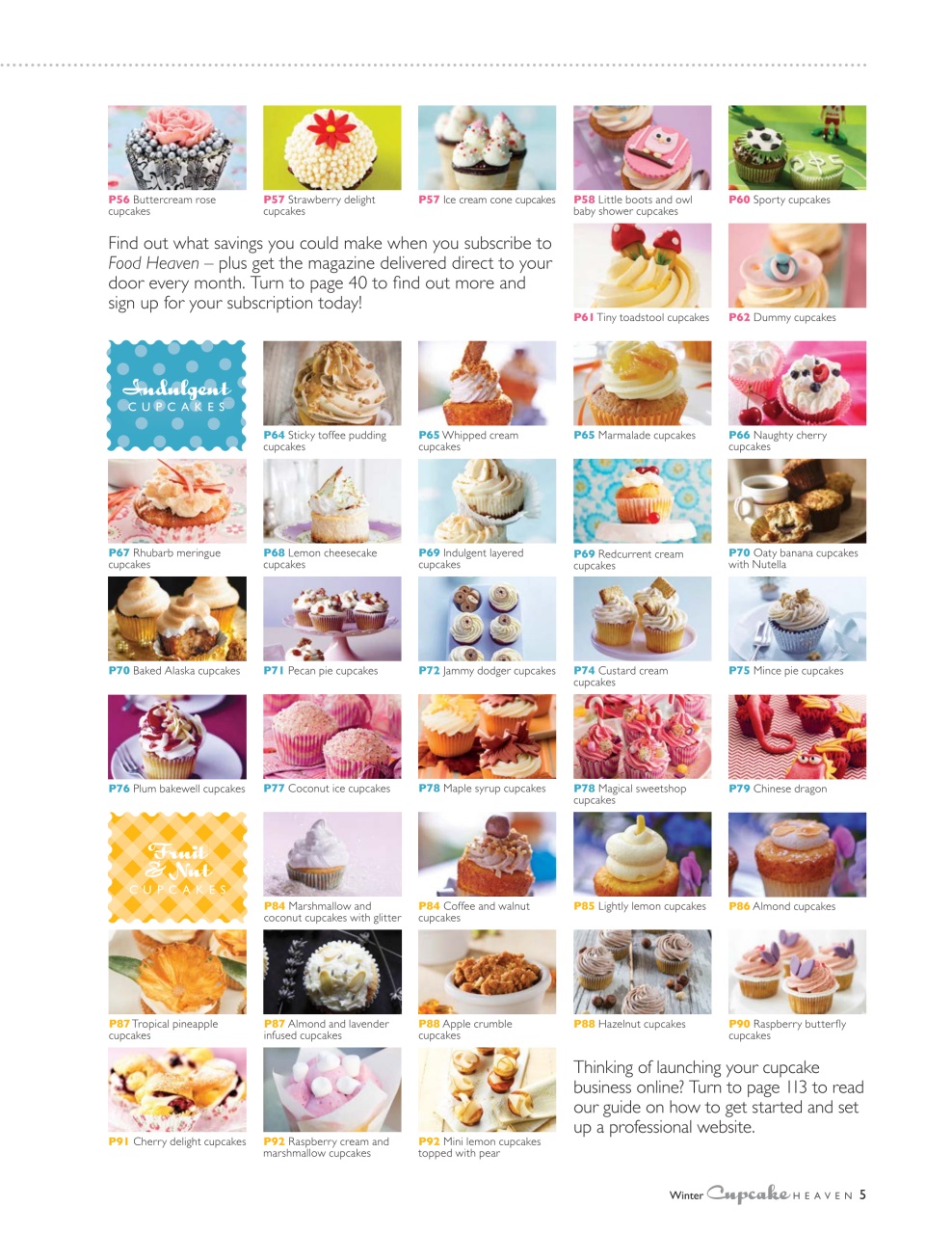 Cupcake Heaven Magazine - Cupcake Heaven Winter 2014 Back Issue