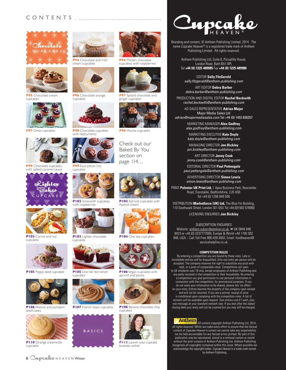 Cupcake Heaven Magazine - Cupcake Heaven Winter 2014 Back Issue
