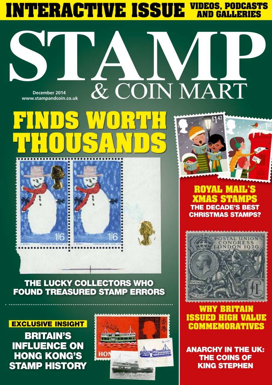 Stamp Collector Magazine - December 2014 Back Issue