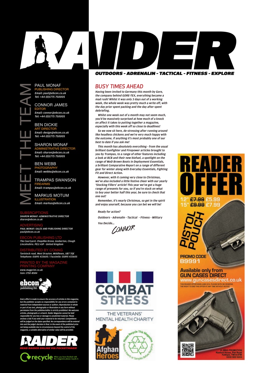Raider Magazine - Volume 7 issue 8 Back Issue