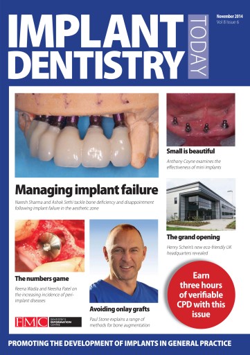 IDT – Implant Dentistry Today Magazine - November 2014 Volume 8 Issue 6 ...