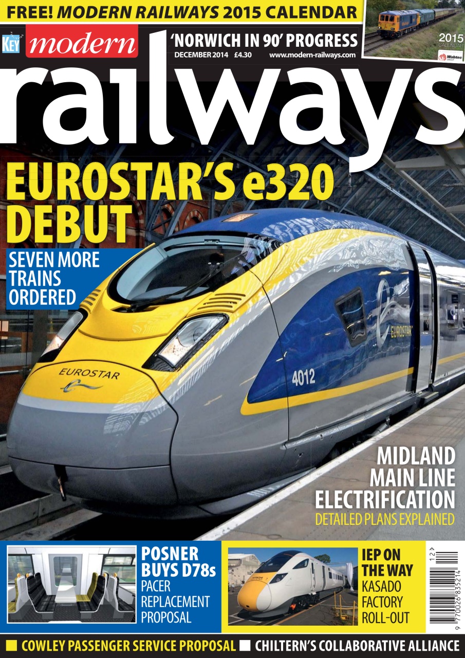 Modern Railways Magazine - December 2014 Back Issue
