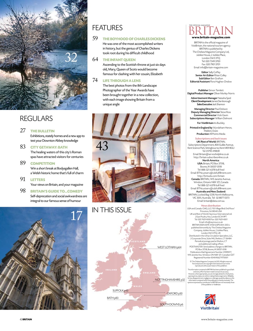 Britain Magazine - Jan/Feb 2015 Back Issue