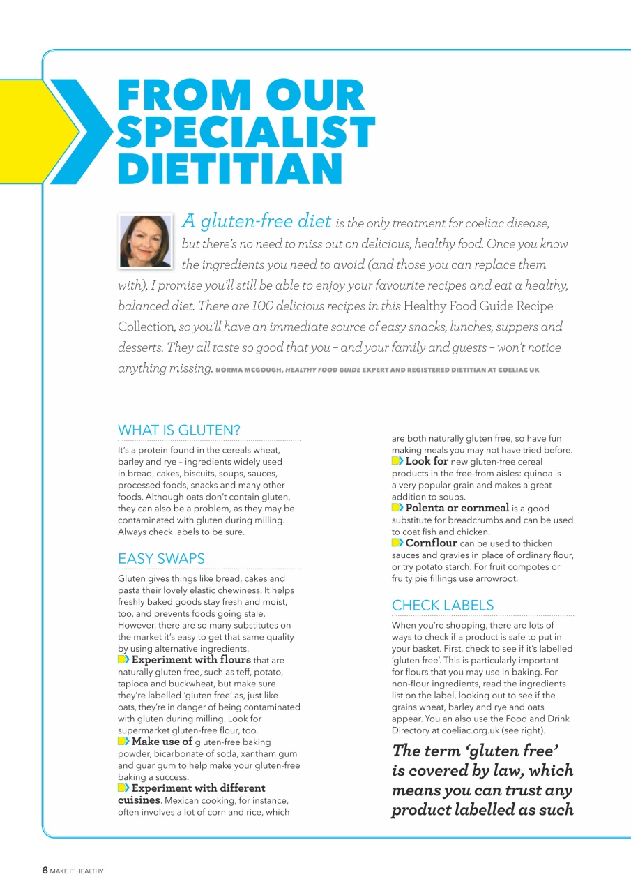 Healthy Food Guide Magazine - Make it Healthy no2: 100 Gluten Free ...