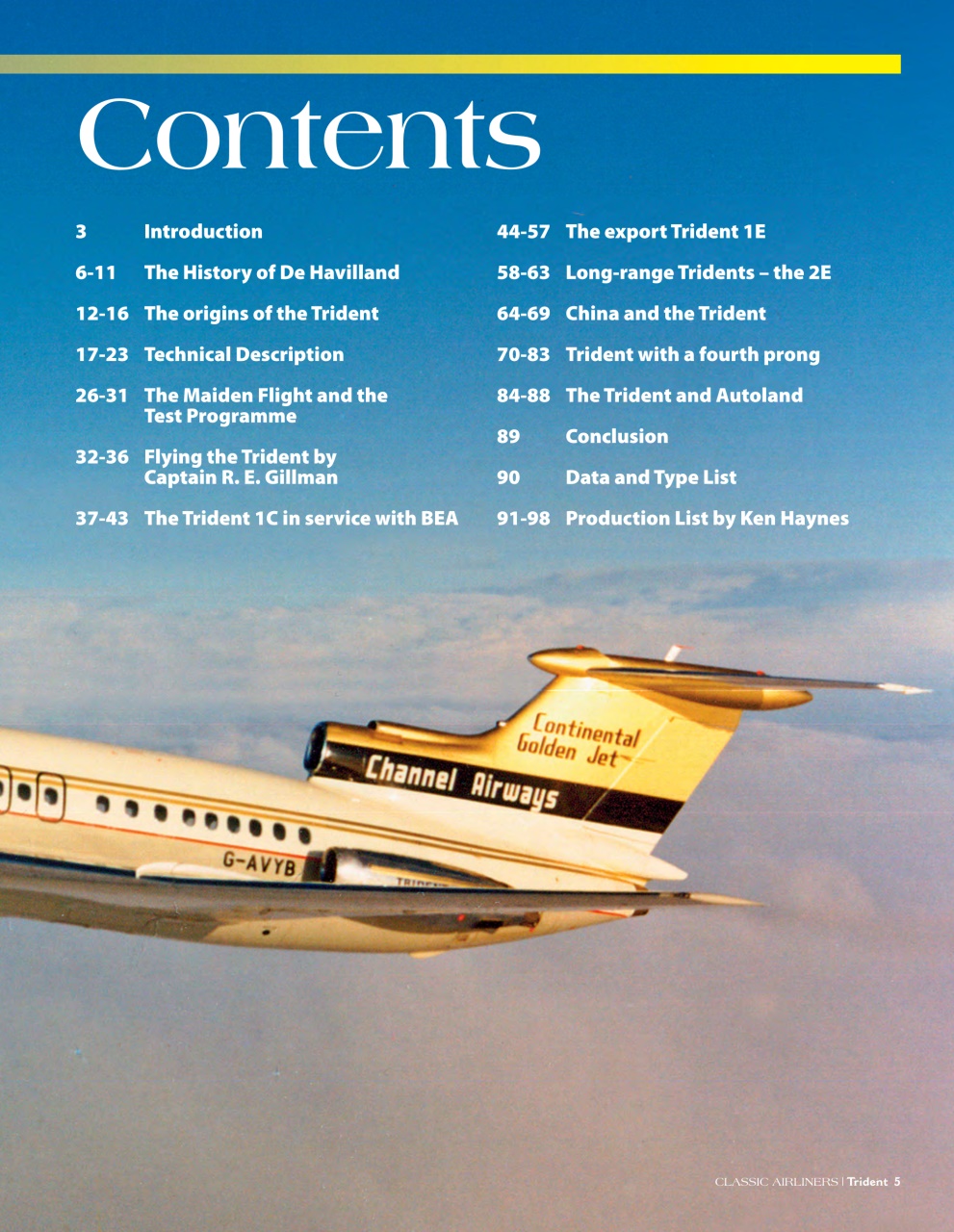 Aeroplane Classic Airliner Magazine Subscriptions and Trident Issue ...