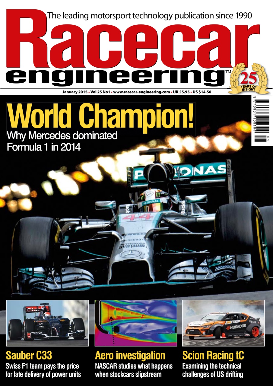 Racecar Engineering Magazine - Jan-15 Back Issue
