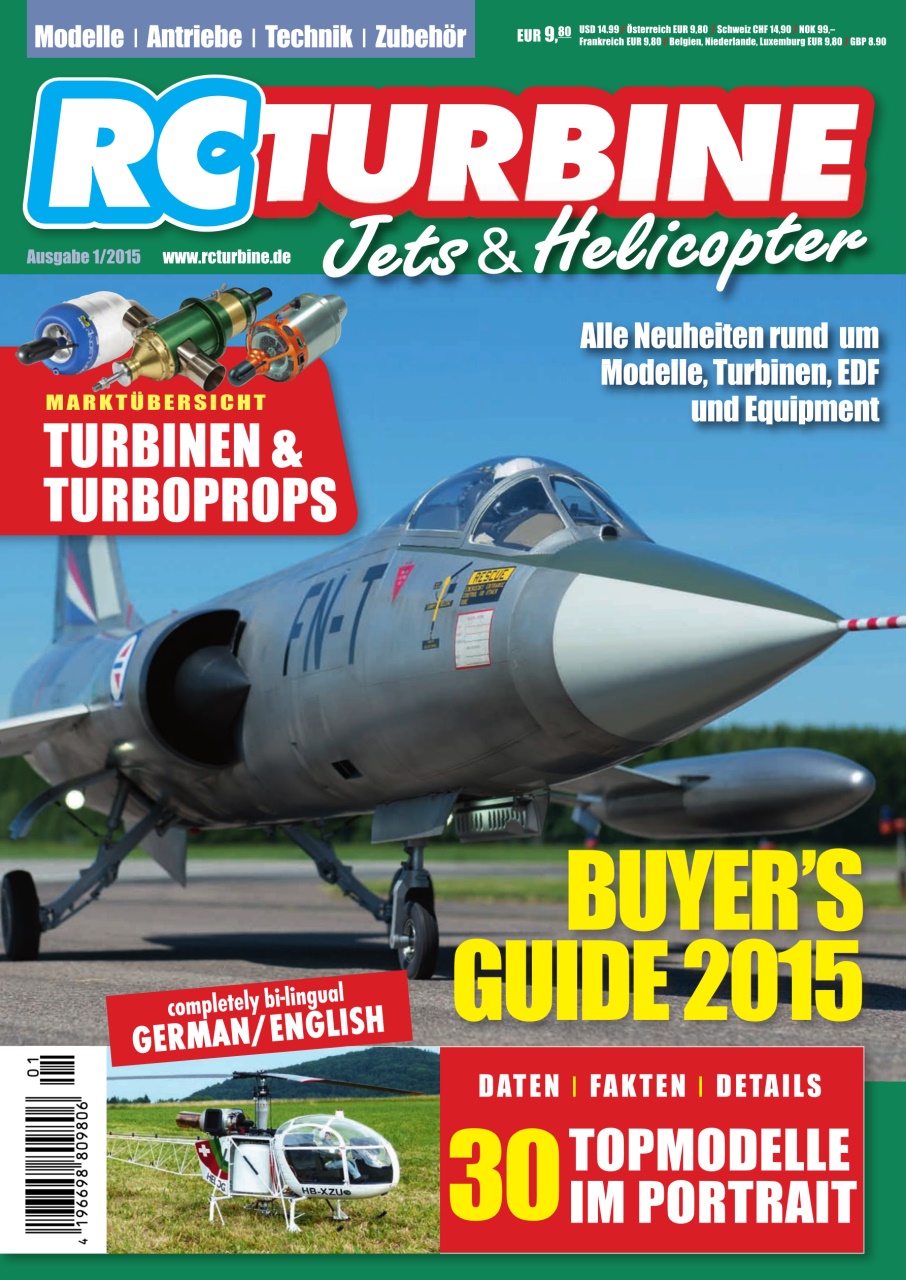 RC Turbine - Jets & Helicopter Magazine - 2015 Back Issue