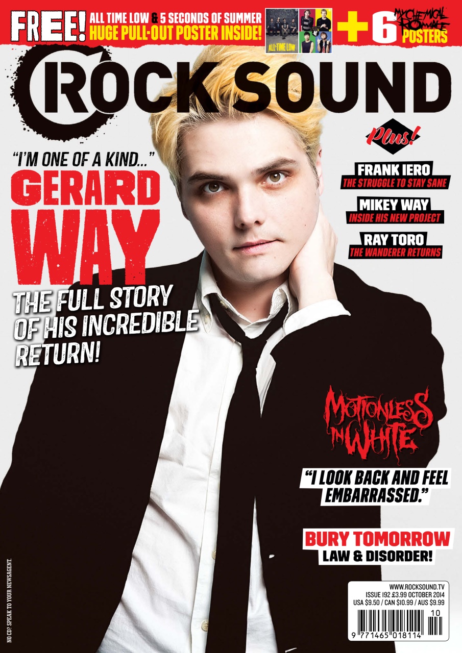 Rock Sound Magazine - October 2014 issue 192 Back Issue