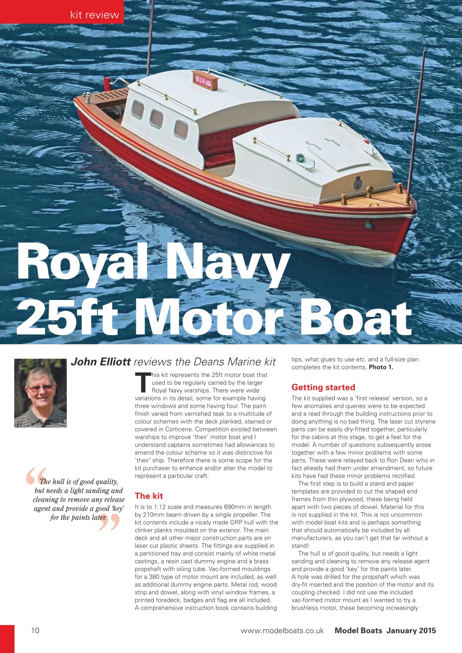 Model Boats Magazine - January 2015 Back Issue